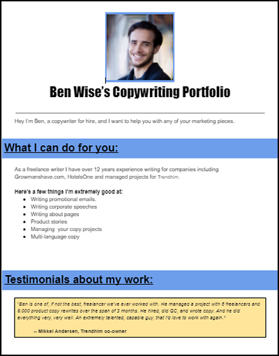 25 Portfolio Examples | Swipefile
