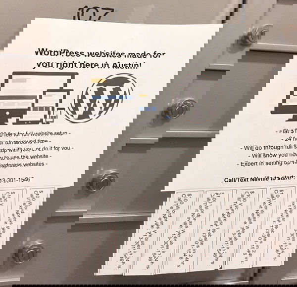 Wordpress Flyer | SwipeFile