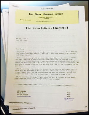 The Boron Letters – by Gary Halbert | Swipefile