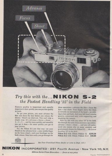 Great Nikon camera ad with text callouts | Swipefile