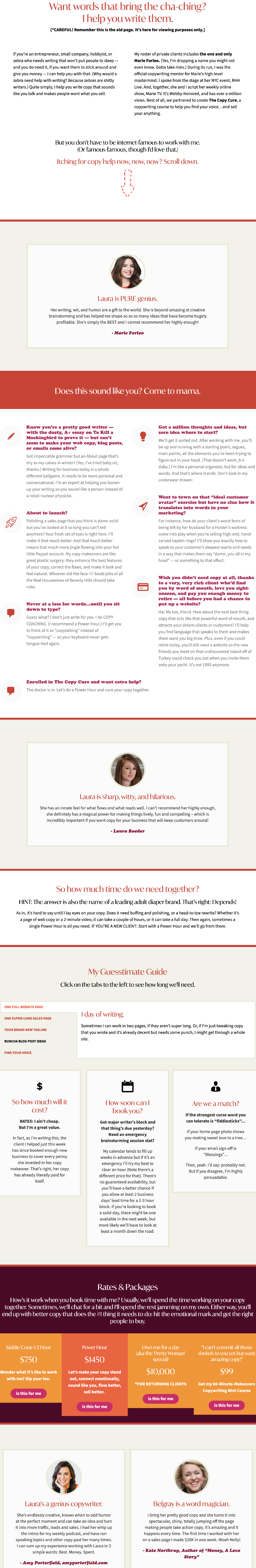 Talking Shrimp Work With Me Page | SwipeFile