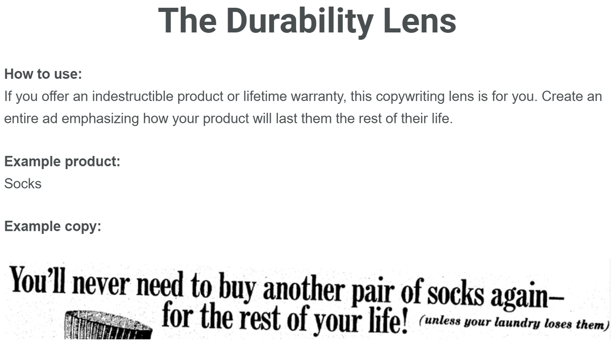 The Durability Lens | SwipeFile