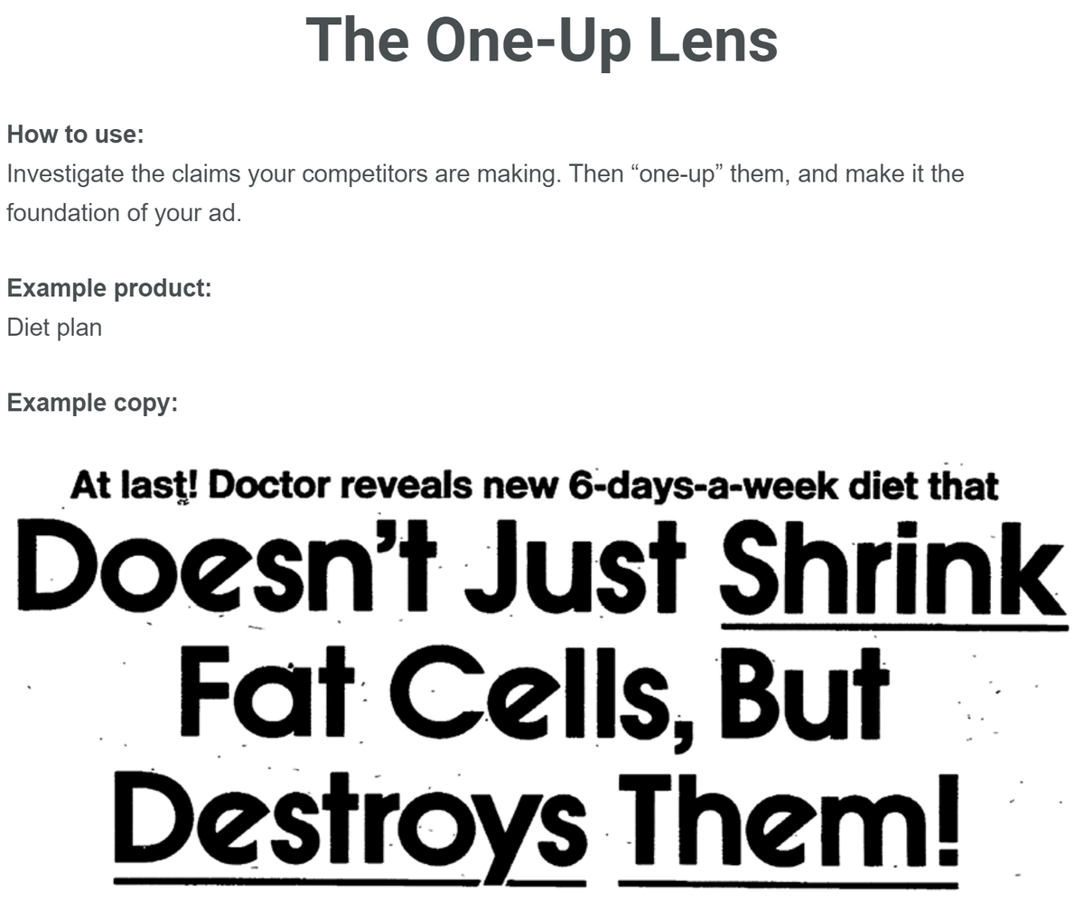 The One-Up Lens | SwipeFile