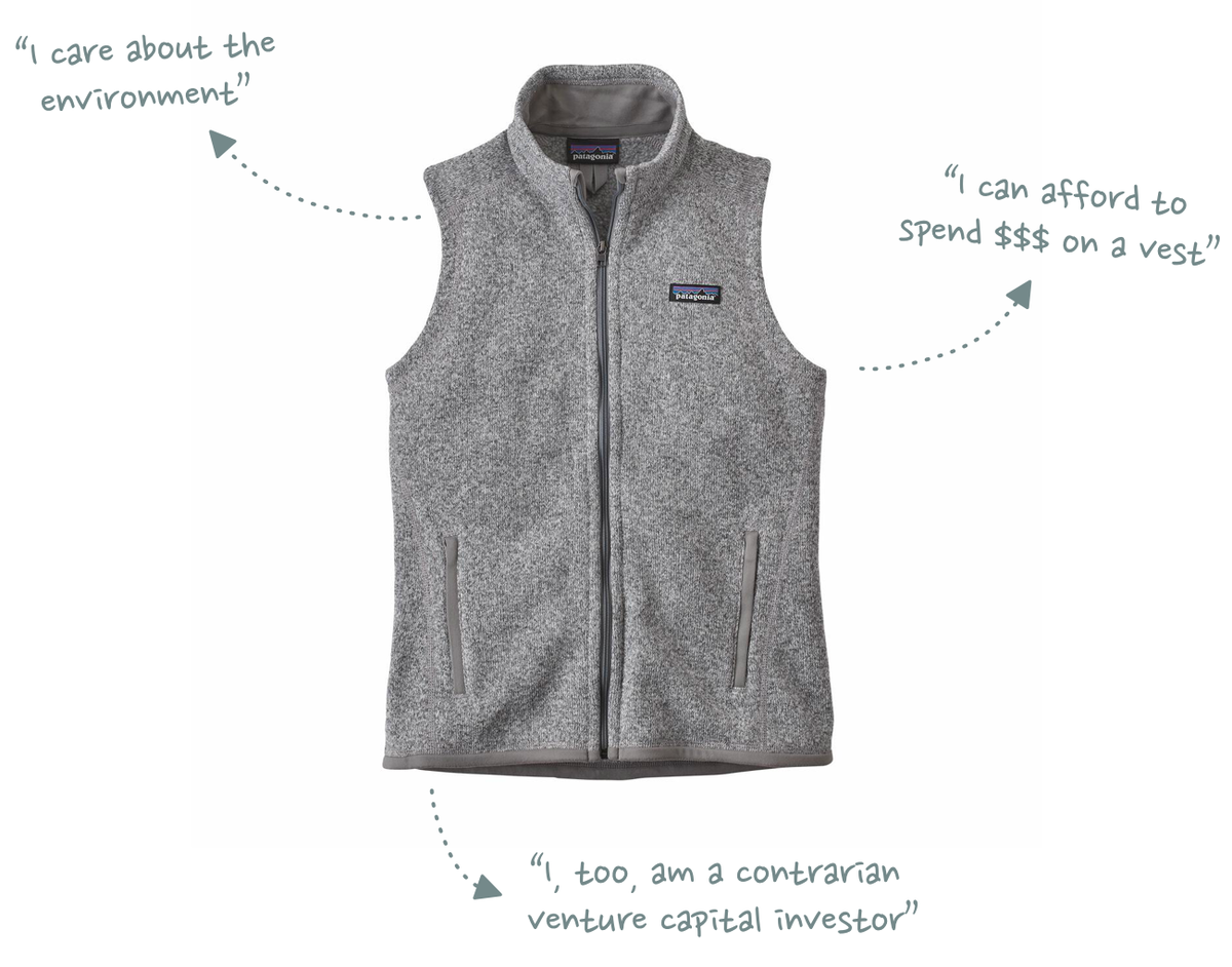 Funny vest image with lines | SwipeFile