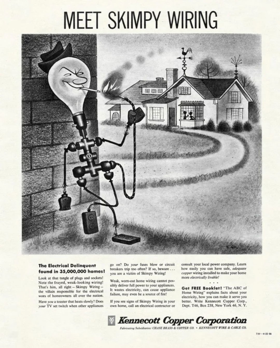 "Meet Skimpy Wiring" Ad | Swipefile