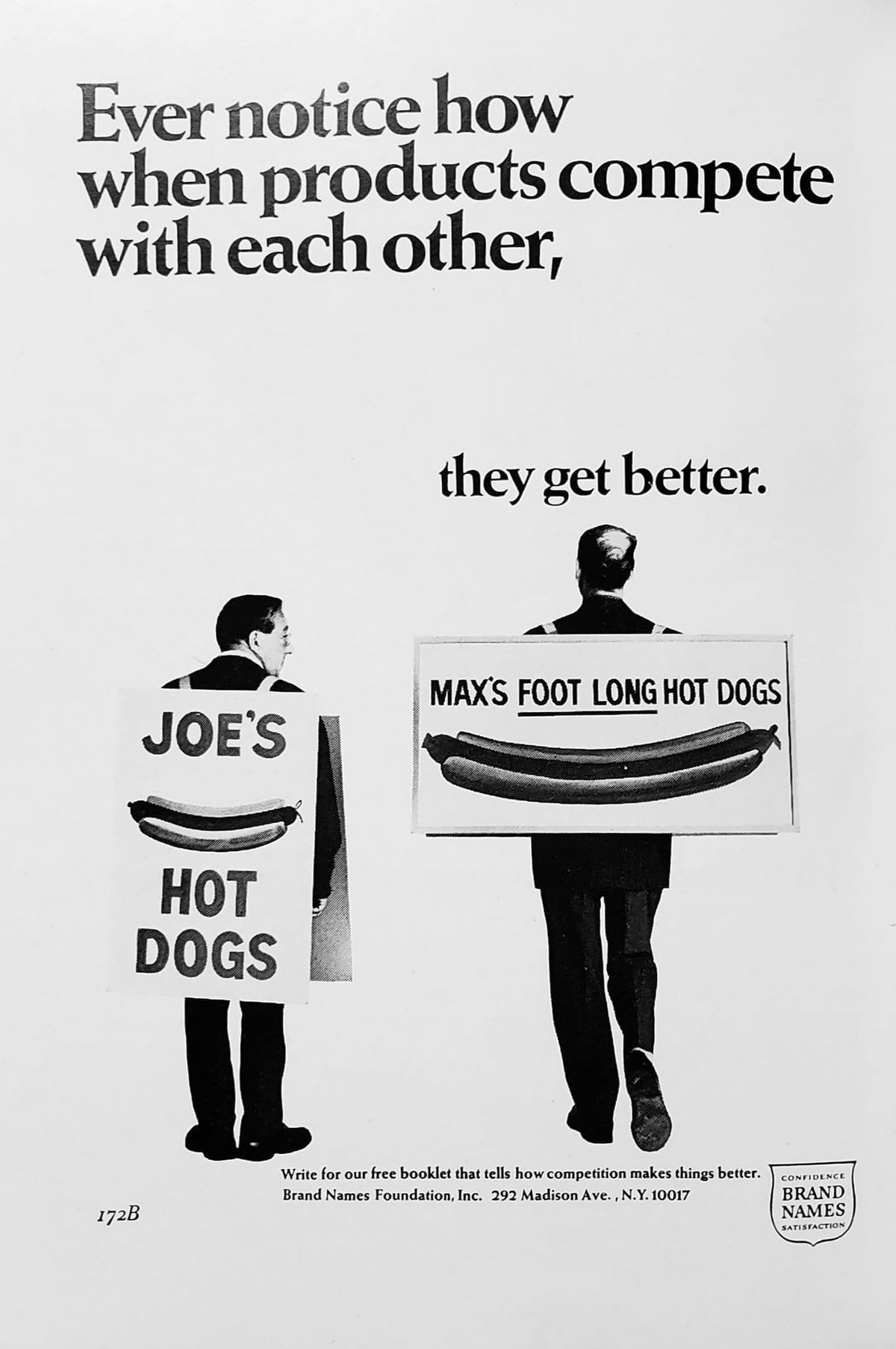 Brand Names Foundation "Competition" Ad | SwipeFile