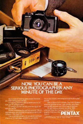 Vintage camera ad has a bold headline | SwipeFile