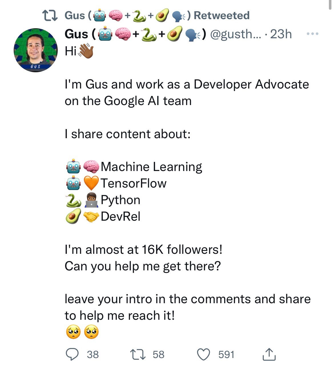 Great Twitter follow ask | SwipeFile