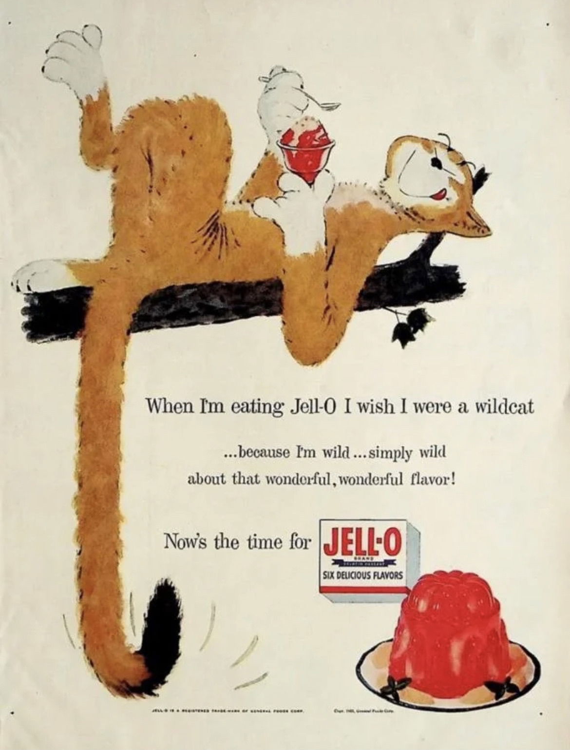 1955 Jello Magazine Ad | SwipeFile