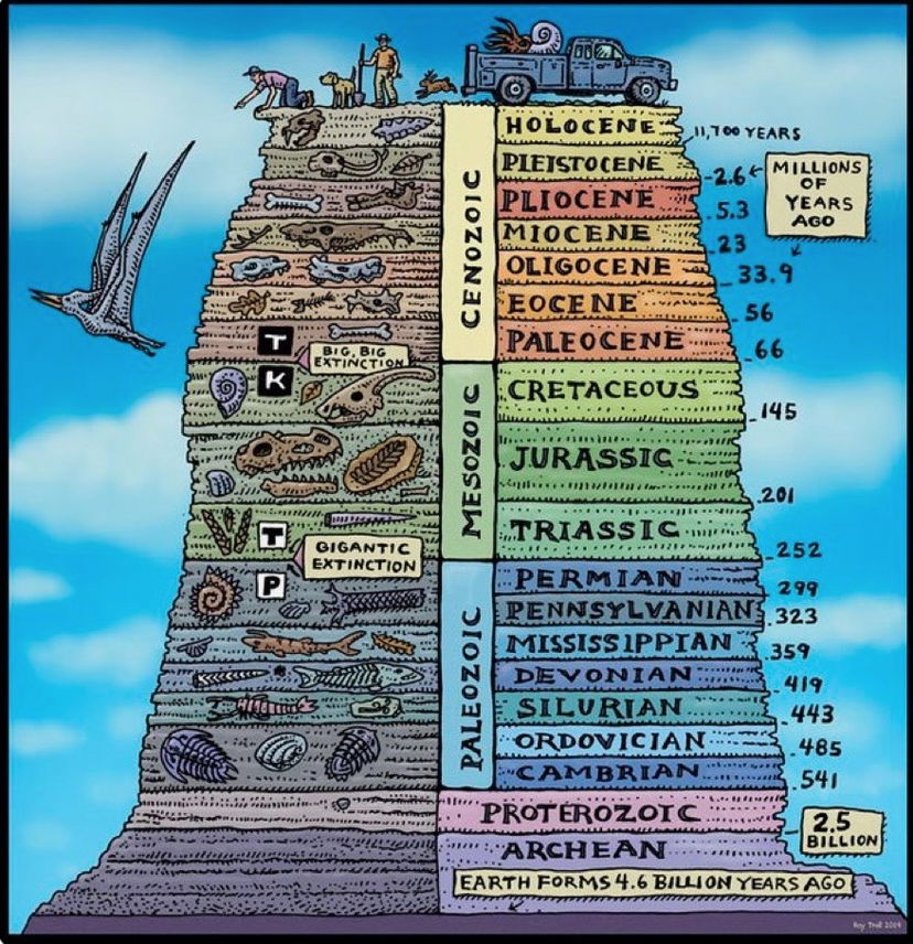Geological Time Scale Chart | SwipeFile
