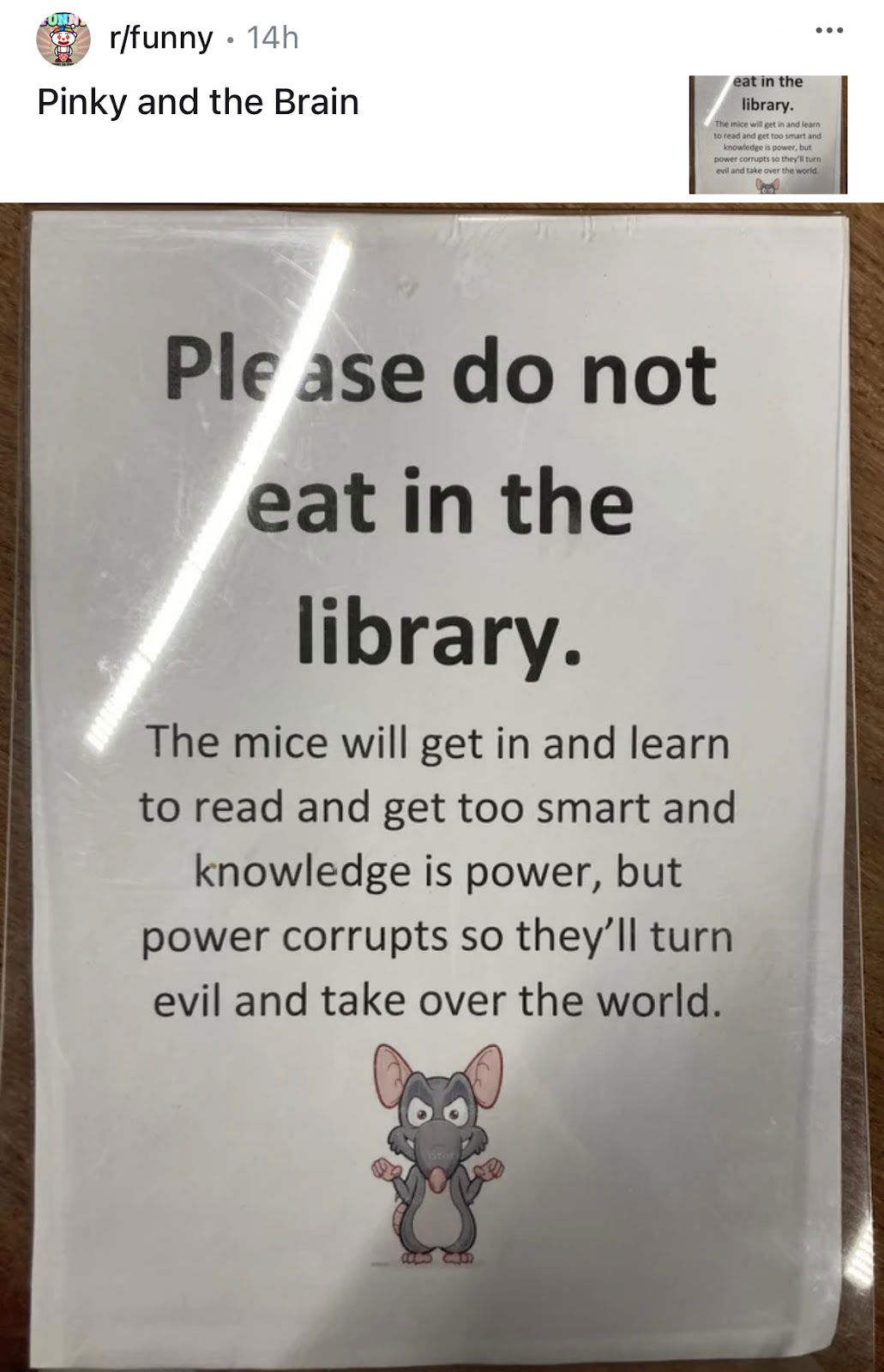 Funny library sign | SwipeFile