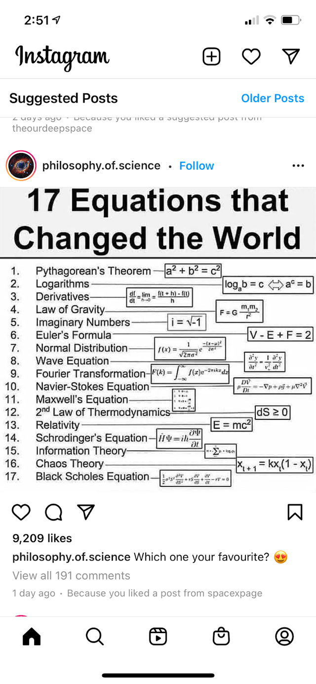 17 equations that changed the world | SwipeFile