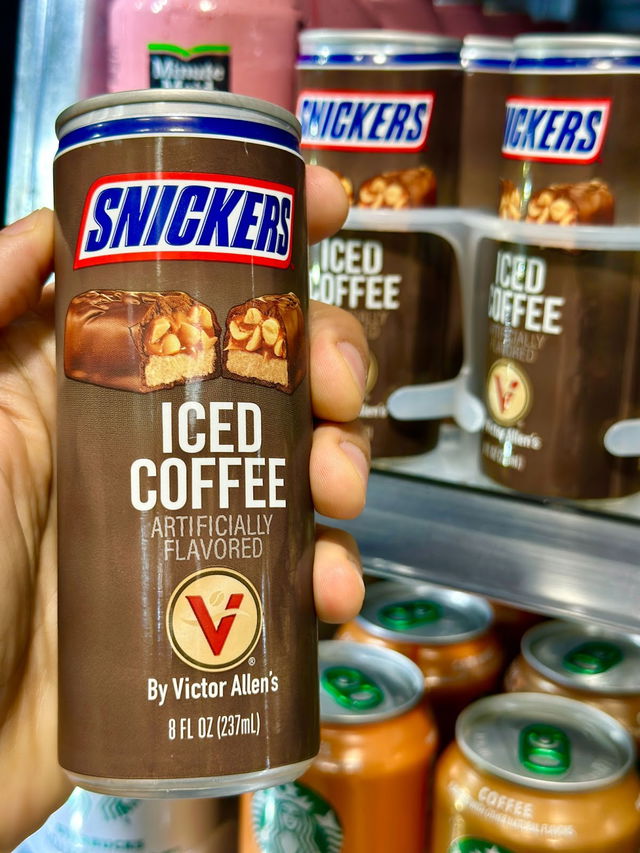 Snickers Iced Coffee Can | SwipeFile