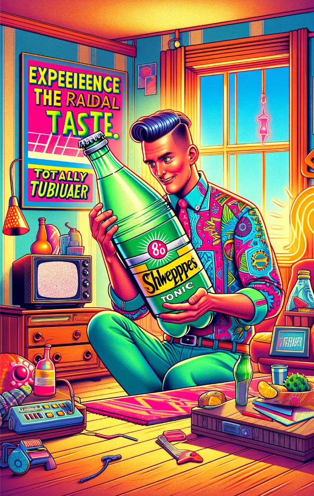 Let’s re-do this classic 1950’s David Ogilvy ad for Schweppes Tonic ...