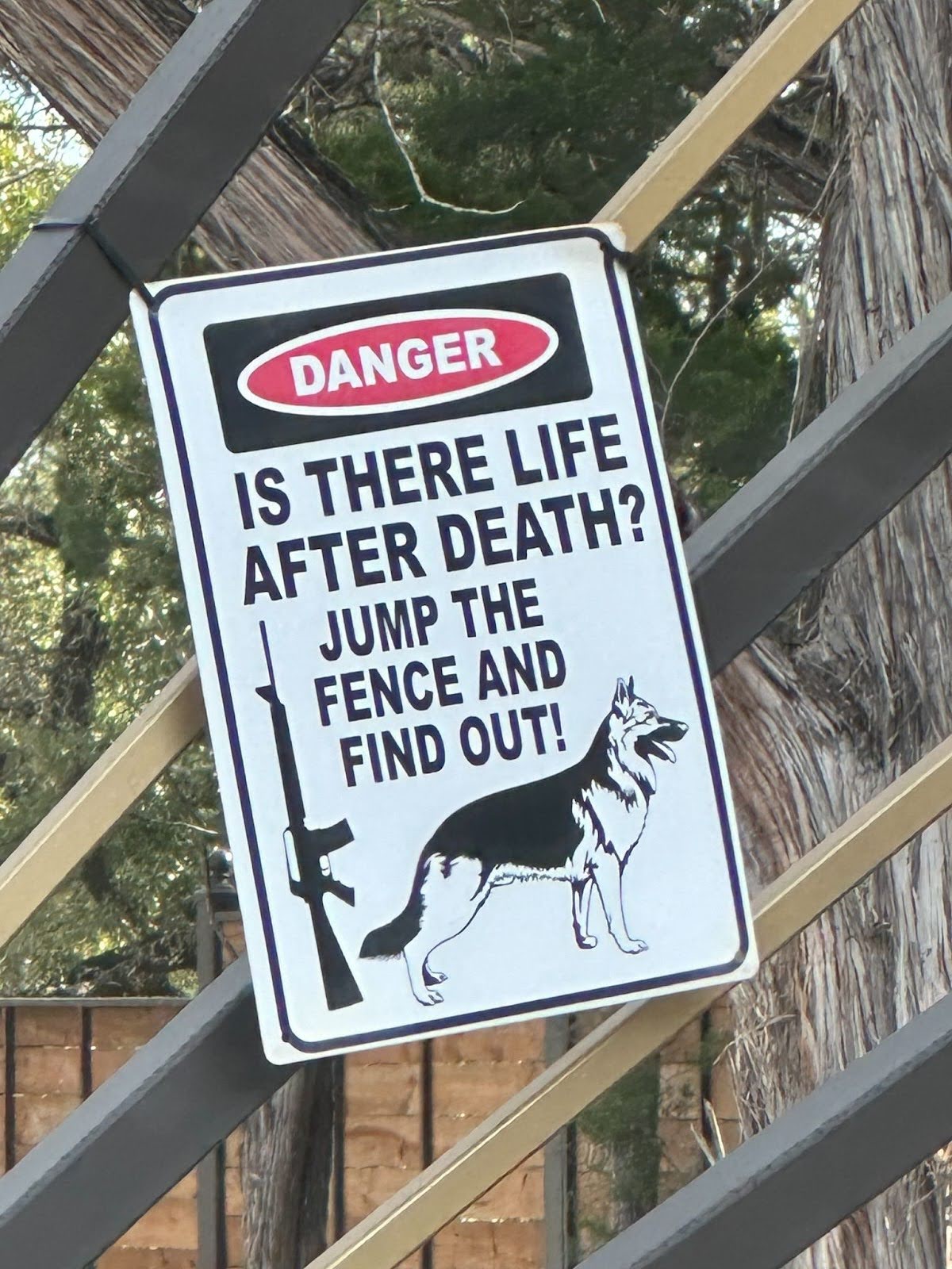 Life After Death Warning Sign | SwipeFile