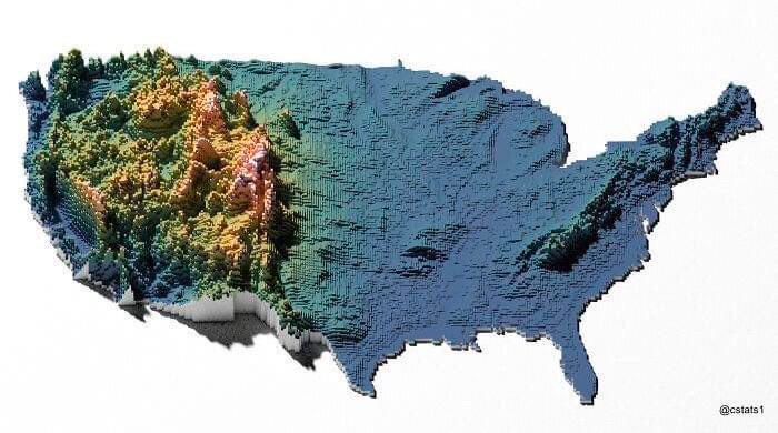 US Mountain Data Map | SwipeFile