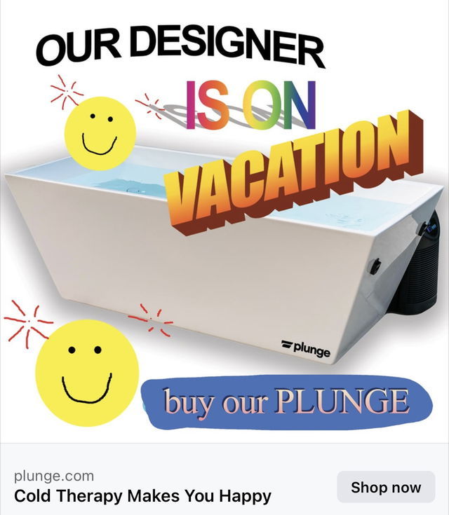 Crappy Plunge Ad | SwipeFile