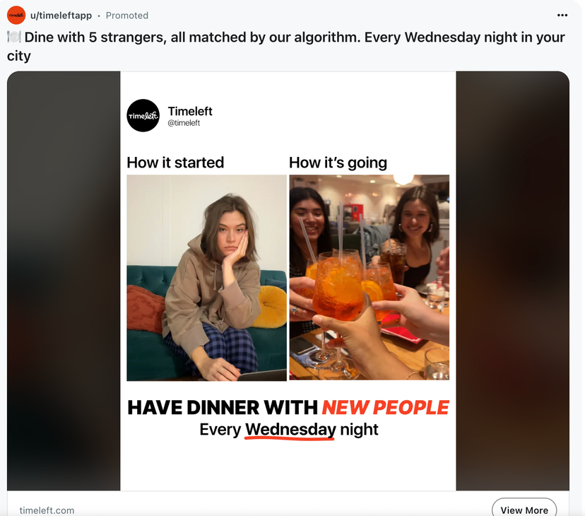 Dinner with strangers friend meeting service | SwipeFile