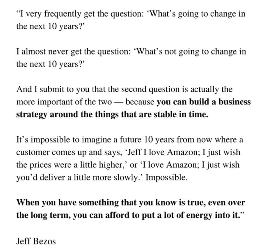 Jeff Bezos "Things That NEVER Change" Advice | SwipeFile