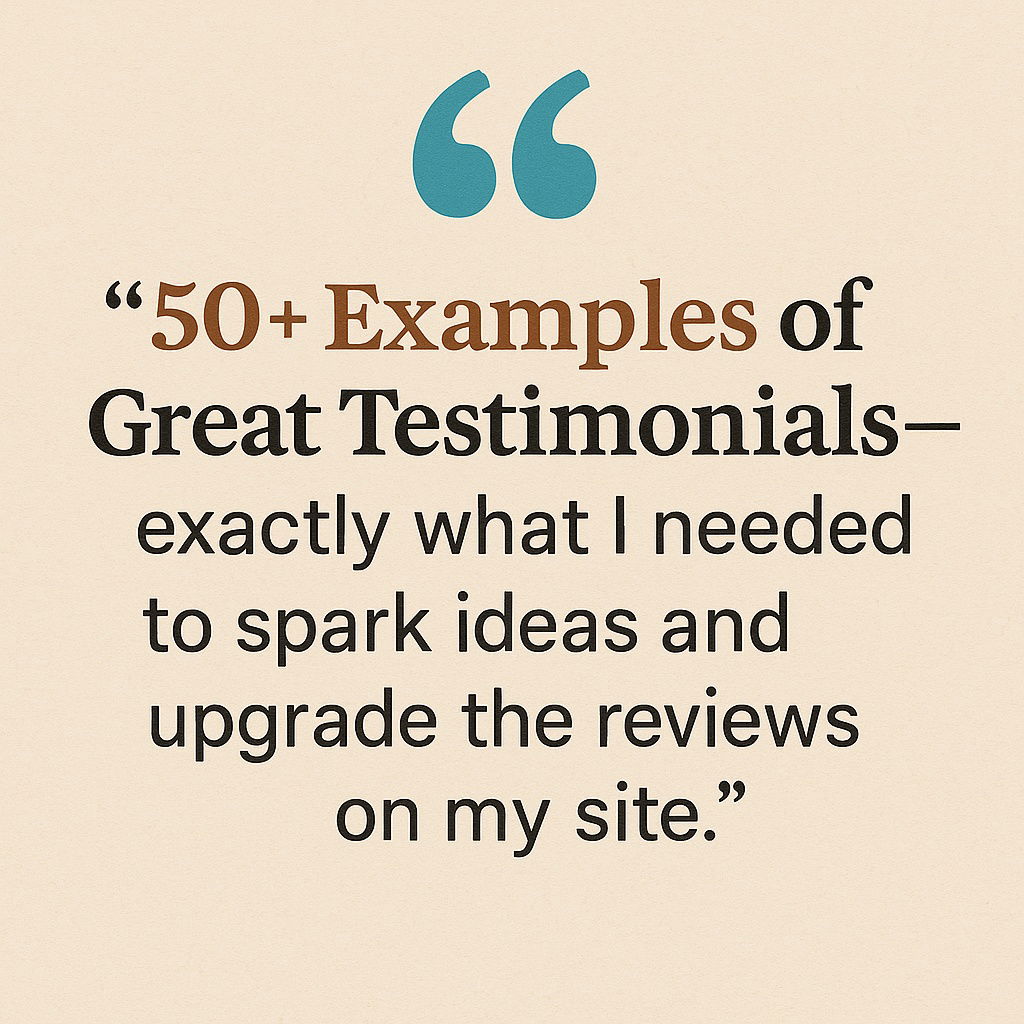 50+ Testimonial Examples That Will Instantly Spark Ideas | SwipeFile