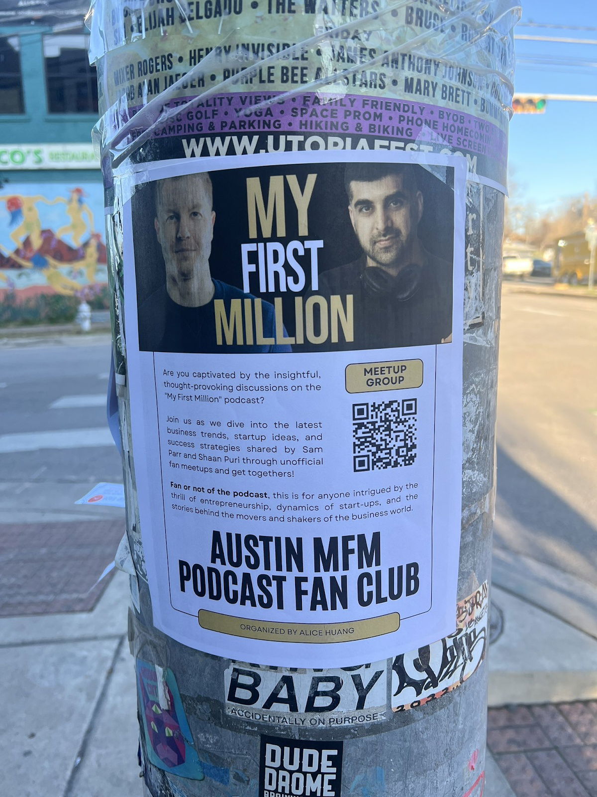 My First Million Fan Club Flyer | SwipeFile
