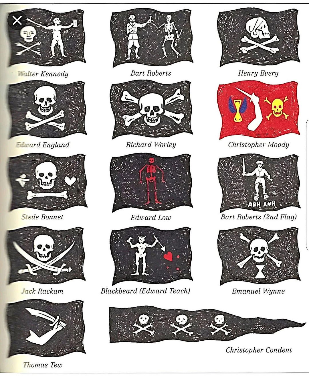 Different types of pirate flags | SwipeFile