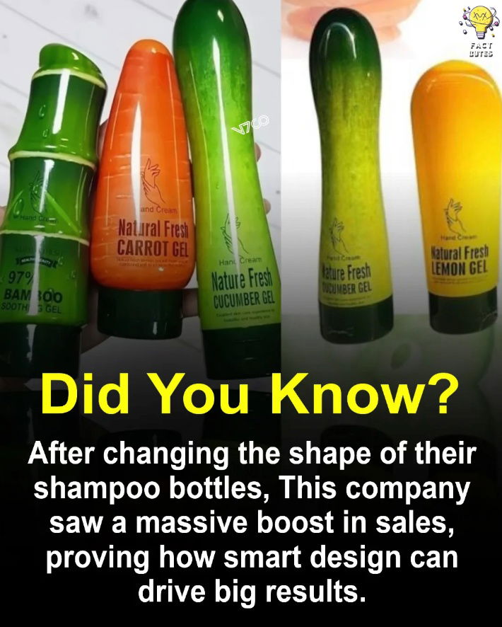 Shampoo bottle shapes created a sales boost | SwipeFile