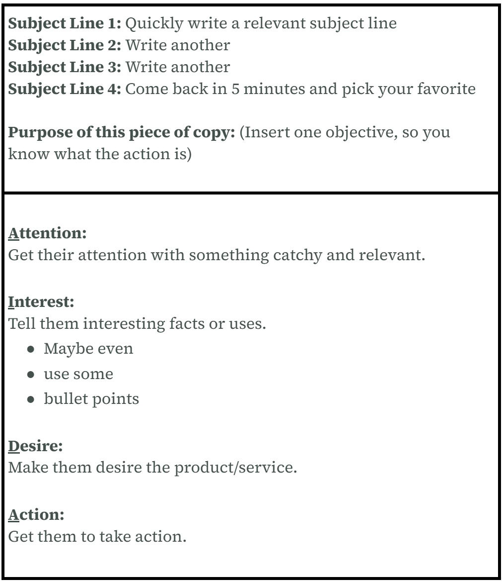Job interview cheat sheet | SwipeFile