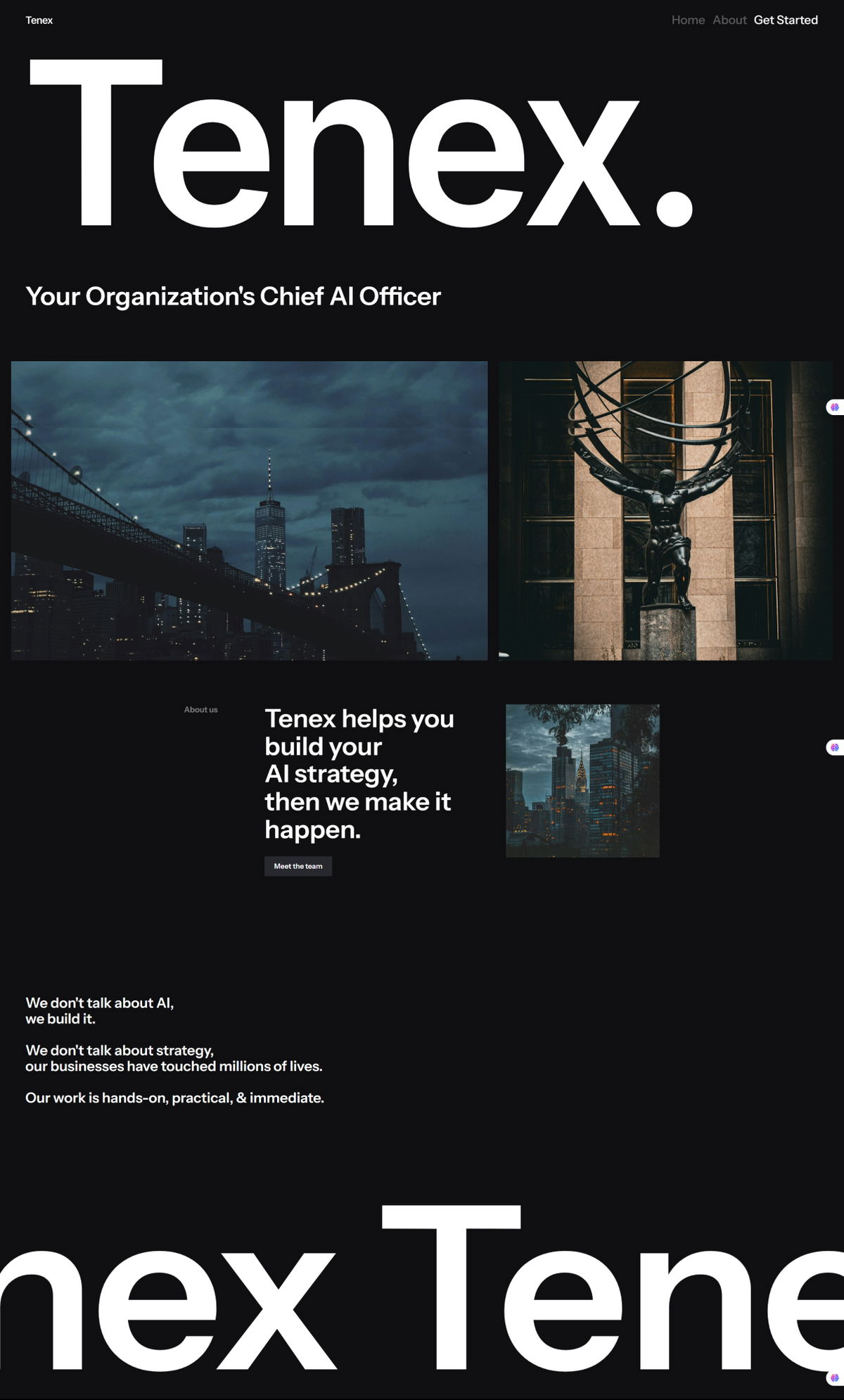 Tenex Homepage | Swipefile