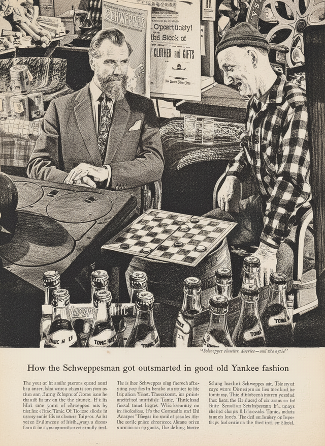 The Schweppesman Gets Outsmarted—And the Ad Wins | SwipeFile