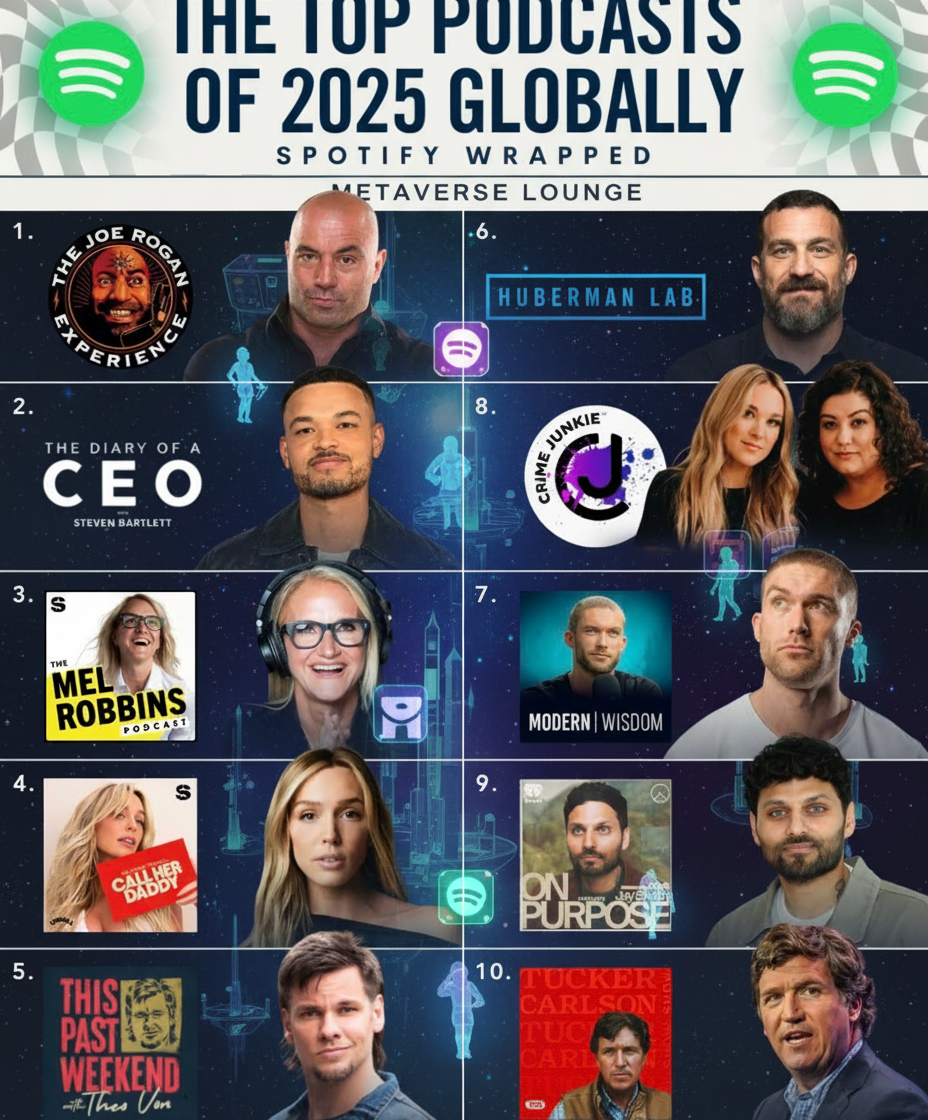 The Top Spotify Podcasts of 2025: What Dominated the Charts | SwipeFile